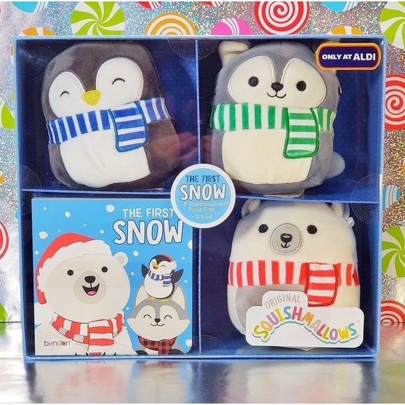 Squishmallows | Toys | Squishmallow The First Snow Book Gift Set ...